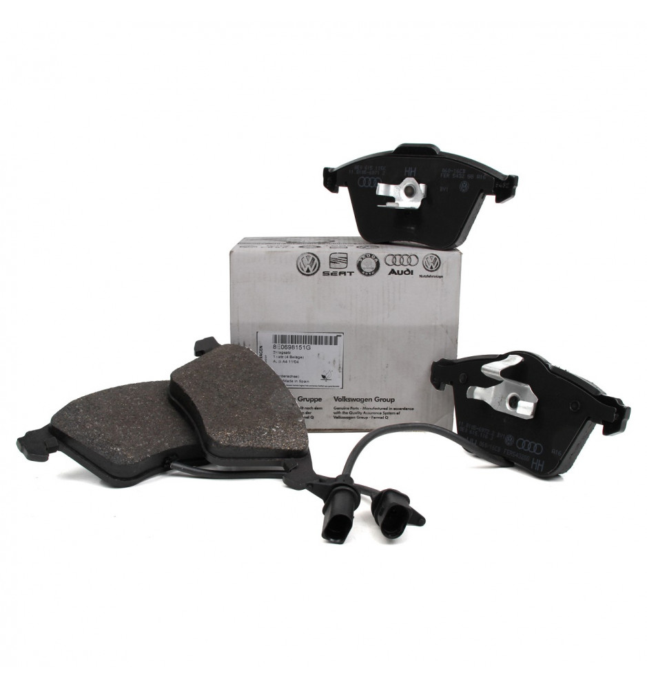 4F0698151D - SERIE PASTIGLIE FRENO ANTERIORI ORIGINALE AUDI