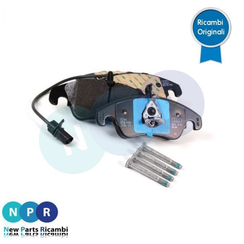 4G0698151AA - SERIE PASTIGLIE FRENO ANTERIORI ORIGINALE AUDI